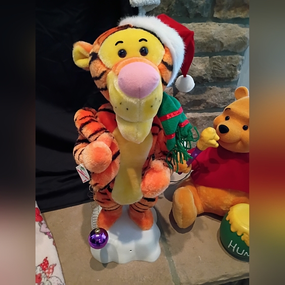 Disney | Holiday | Vtg 996 Telco Tigger Motionette Animated Talking ...